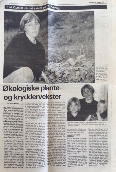 Avisutklipp :: Plantetunet